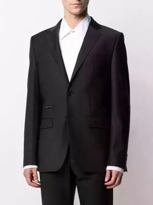 Philipp Plein Crystal Skull Single-breasted Blazer