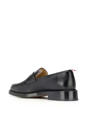 Thom Browne Pebble-grain Penny Loafers