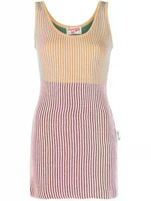 Andersson Bell Colour-block Ribbed Knit Vest