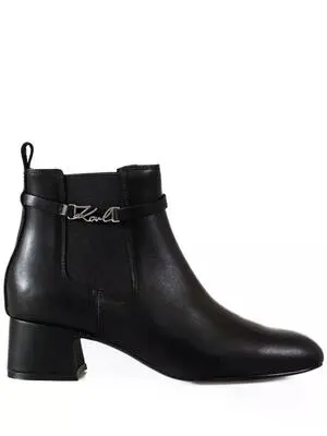 Karl Lagerfeld Block Heel Boots For Women