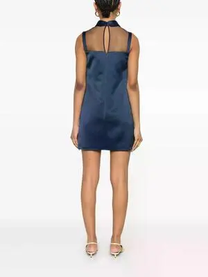 Elisabetta Franchi Rhinestone Embellished Mini Dress