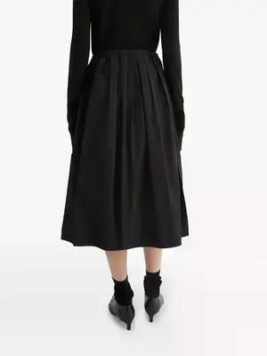 JIL SANDER Pleated Midi Skirt