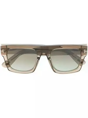 TOM FORD Transparent Square-frame Sunglasses