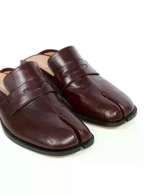 MAISON MARGIELA Tabi Leather Mules - Red