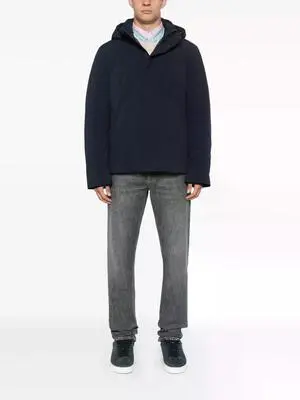 Woolrich Detachable Hood Jacket - Blue