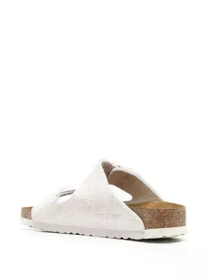 BIRKENSTOCK Arizona Suede Sandals - White
