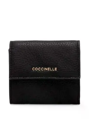 COCCINELLE Metallic Soft Wallet - Black
