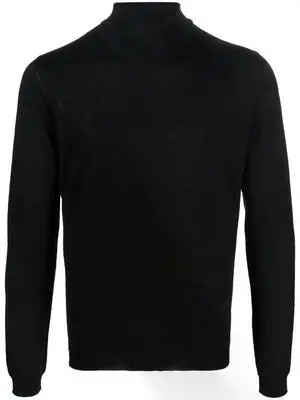 GOES BOTANICAL Fine-knit Merino Jumper - Black