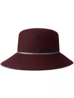 MAISON MICHEL Collapsible Hat - Red