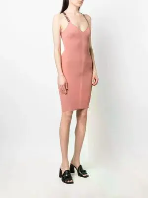 Off-White Logo Strap Mini Dress