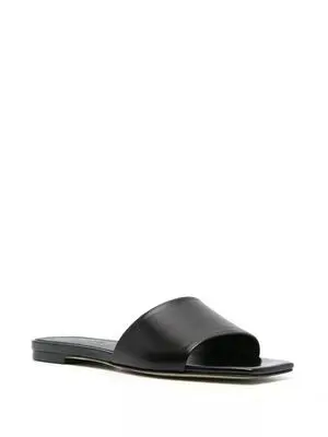 AeydĒ Anna Leather Sandals - Black