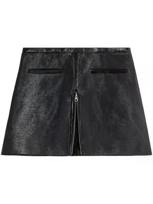 COURREGES Heritage Coated Miniskirt