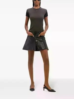 COURREGES Heritage Coated Miniskirt