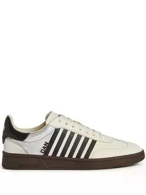 Dsquared2 Leather Lace-up Sneakers - Neutrals