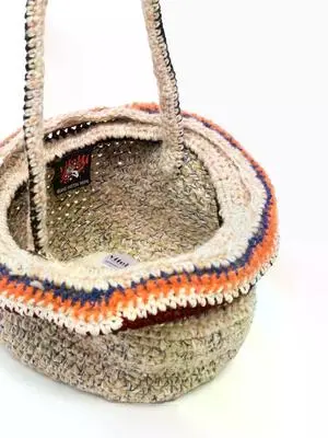 VITELLI Chunky Knit Wool Shoulder Bag