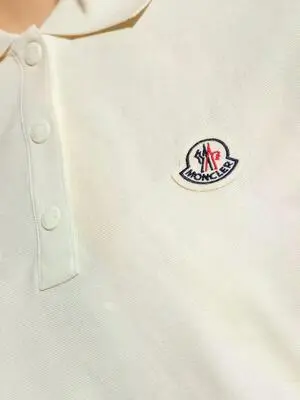 Moncler Logo Patch Piqué Polo Shirt