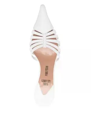 Paris Texas 85mm Nadia Sandals - White