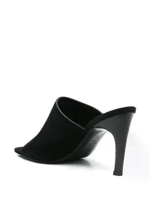 TOTEME 90mm Velour Mules