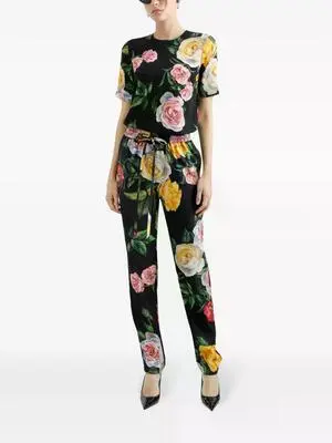 Dolce & Gabbana Floral Print Trousers