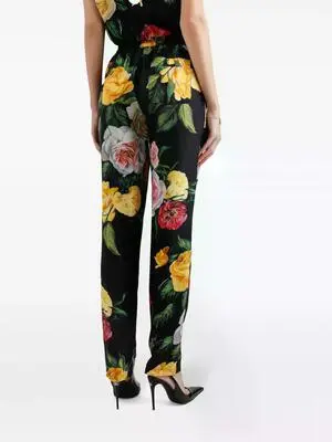 Dolce & Gabbana Floral Print Trousers
