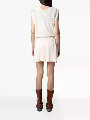 Zadig&Voltaire Alanis Crochet-knit Minidress