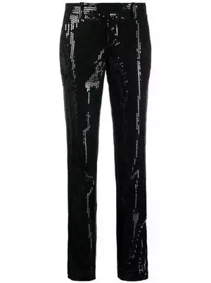 Zadig&Voltaire Sequinned Tapered Trousers - Black