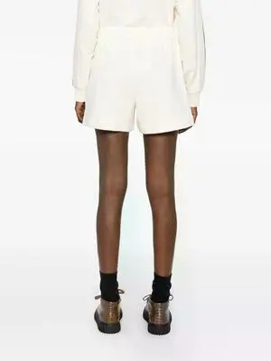 Moncler Knitted-trim Track Shorts - Neutrals