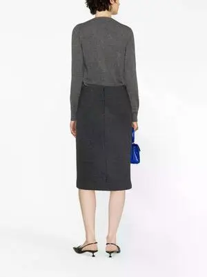 Miu Miu Cashmere Knit Cardigan - Grey