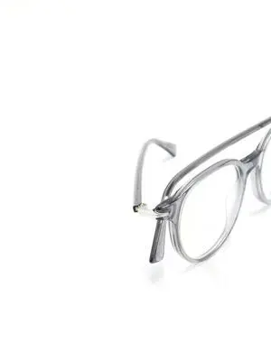 Montblanc Translucent Round Frame Eyeglasses