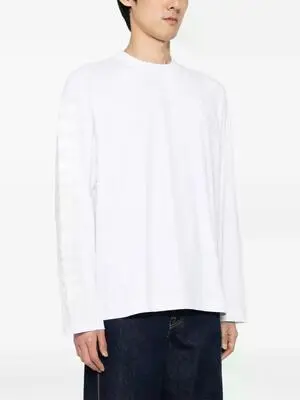Jacquemus Le T-shirt Typo Long-sleeve Top