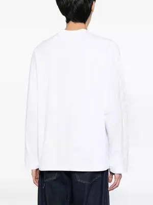 Jacquemus Le T-shirt Typo Long-sleeve Top