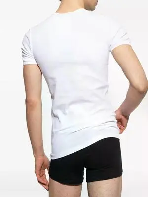 Versace Embroidered Logo Undershirt - White