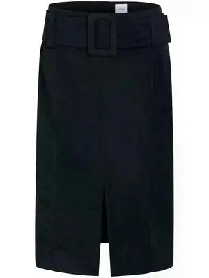 PATOU Belted Midi Skirt