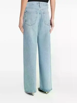 AGOLDE Straight-leg Washed Denim Jeans