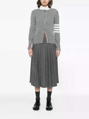 Thom Browne Stripe-detail Cashmere Cardigan