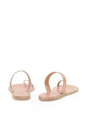 ANCIENT GREEK SANDALS Thalia Flat Sandals In Leather - Neutrals