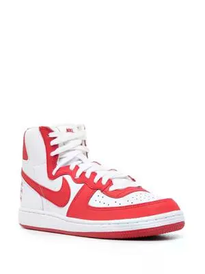 Comme Des Garçons X Nike Terminator High-top Sneakers - Red