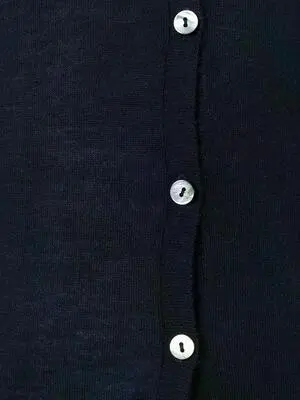 N.peal Cashmere Button-up Cardigan - Blue