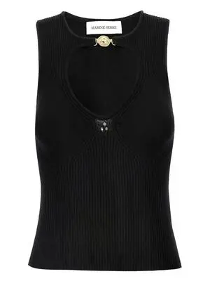 Marine Serre Ribbed Camis Tanks For Women