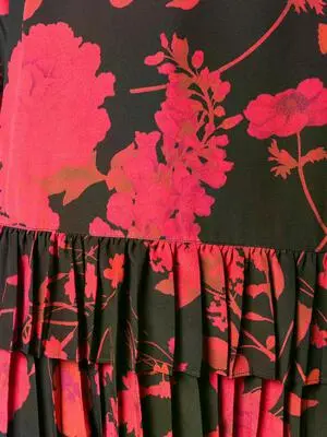 Valentino Garavani Floral Print Silk Blouse