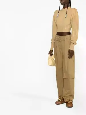 LOW CLASSIC Tapered-leg Cargo Trousers