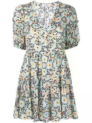LEMLEM Telem Graphic-print Mini Dress