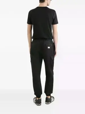 Dolce & Gabbana Cotton T-shirt With Branded Tag - Blue