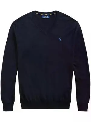 Polo Ralph Lauren Embroidered V-neck Jumper