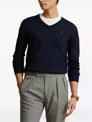 Polo Ralph Lauren Embroidered V-neck Jumper