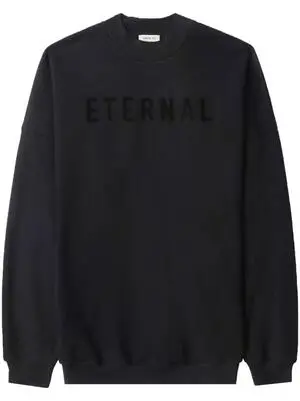 Fear Of God Long-sleeved Cotton Sweatshirt - Black