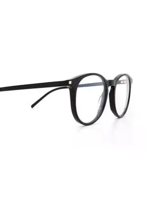 Saint Laurent Acetate Round Frame Eyeglasses