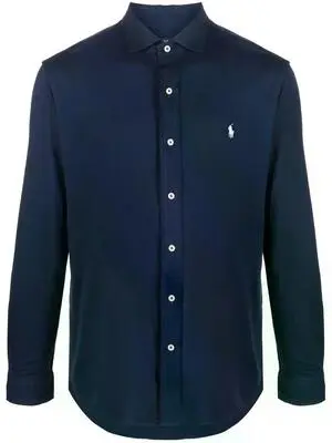 Polo Ralph Lauren Embroidered Polo-pony Shirt - Blue