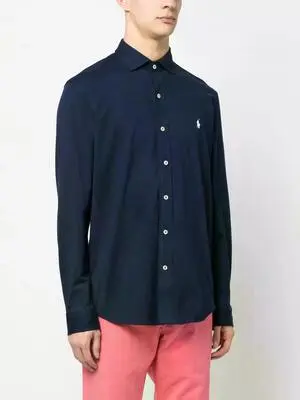 Polo Ralph Lauren Embroidered Polo-pony Shirt - Blue