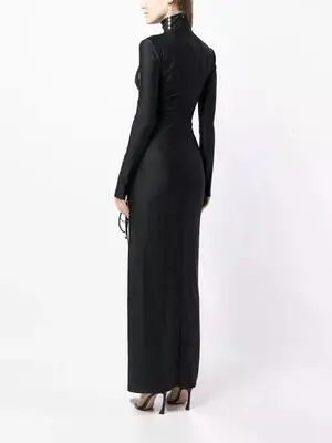 Dundas Open Front Criss-cross Maxi Dress